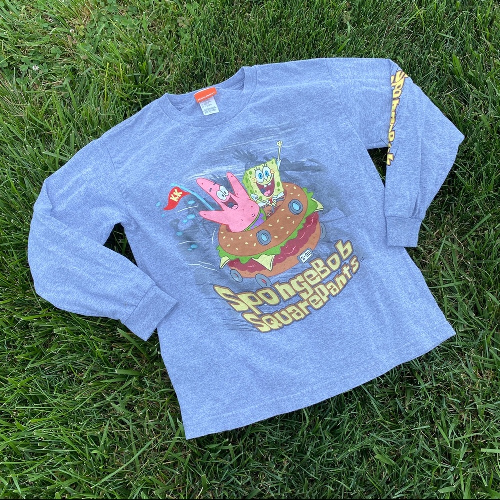 Y2k Rare Spongebob Squarepants Graphic Tee - Gem